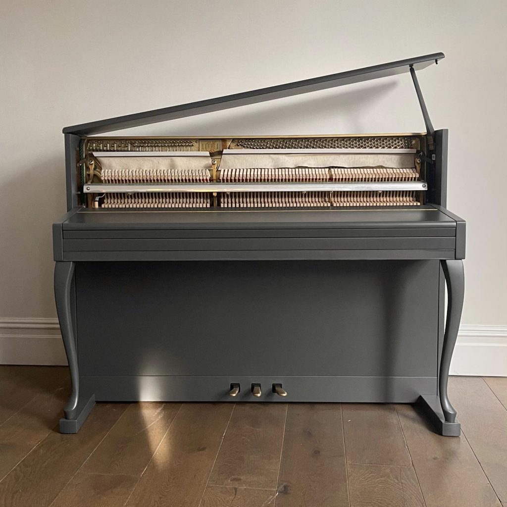 A Rippen Upright Piano, Painted in Tar - The Piano Shop Bath