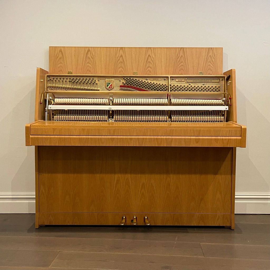Petrof Upright Piano, Teak - The Piano Shop Bath