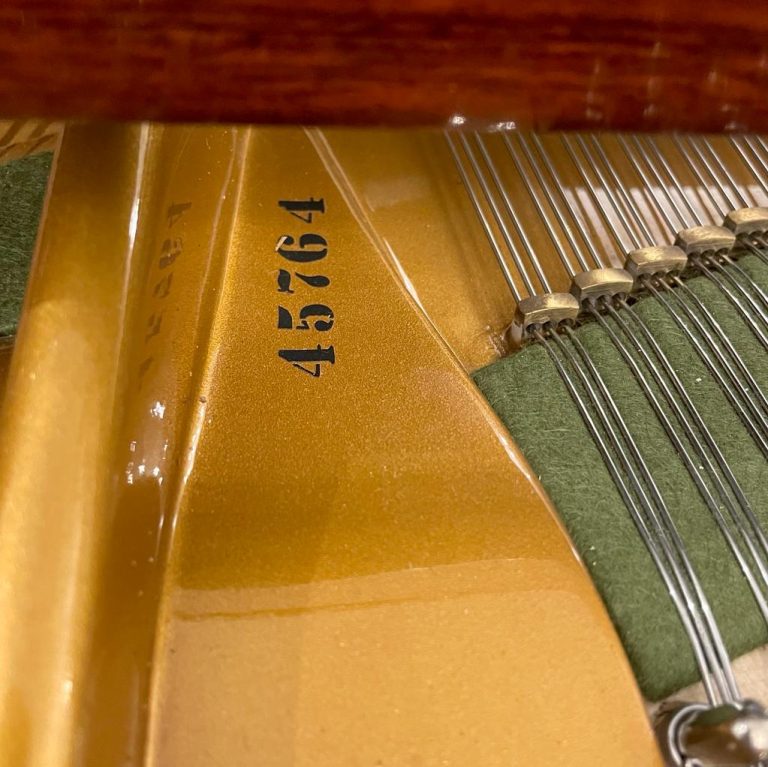 Bechstein Model V Grand Piano, Mahogany French Polish - The Piano Shop Bath