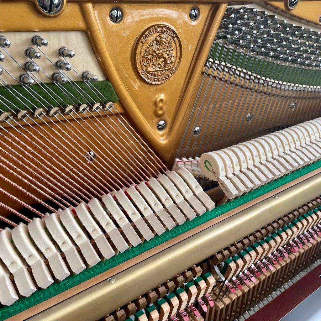 Bechstein Model 8 Upright Piano, Dark Rosewood - The Piano Shop Bath