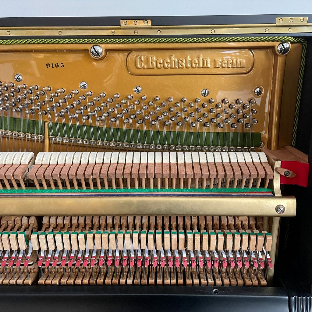 Bechstein Model Upright Piano, Black Satin - The Piano Shop Bath