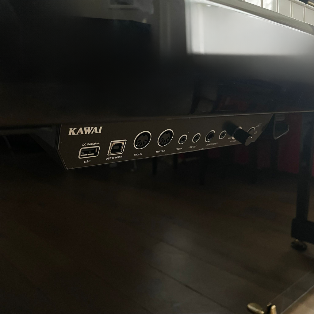 Kawai K300 ATX3 Upright Piano, Black Gloss - The Piano Shop Bath