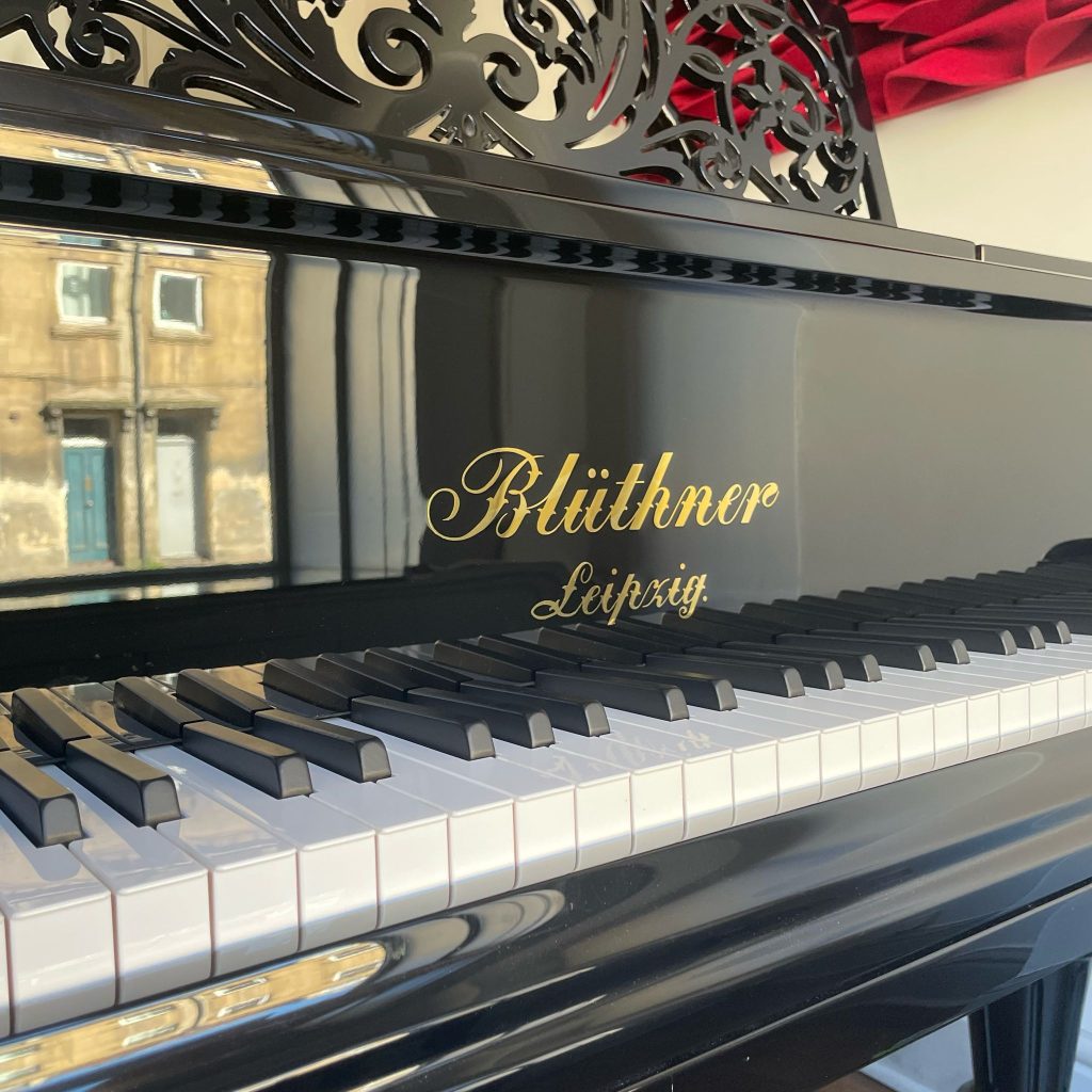 Bluthner Style 7 Grand Piano, Black Gloss - The Piano Shop Bath
